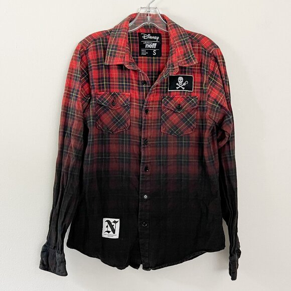 Disney | Tops | Neff Disney Villains Collection The Captain Flannel ...